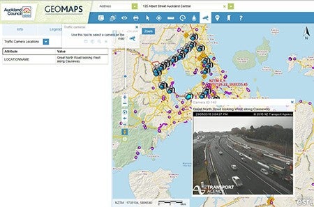 Use traffic cameras in GeoMaps